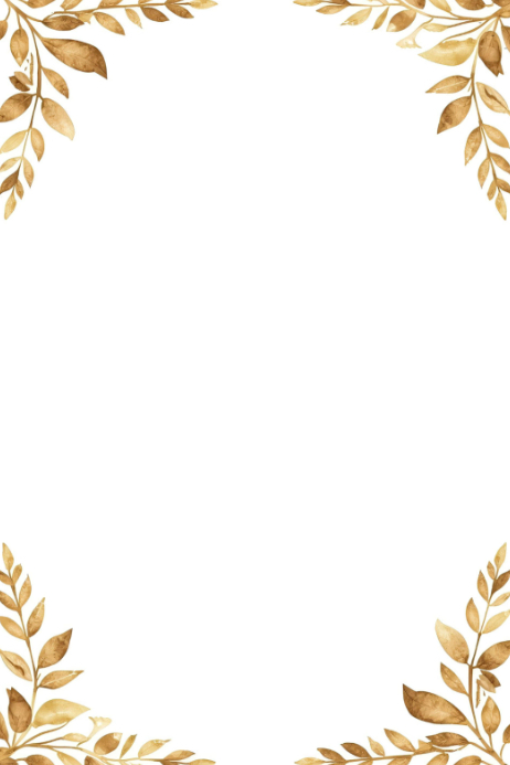 Plantilla de Gold ornaments page border Template | PosterMyWall