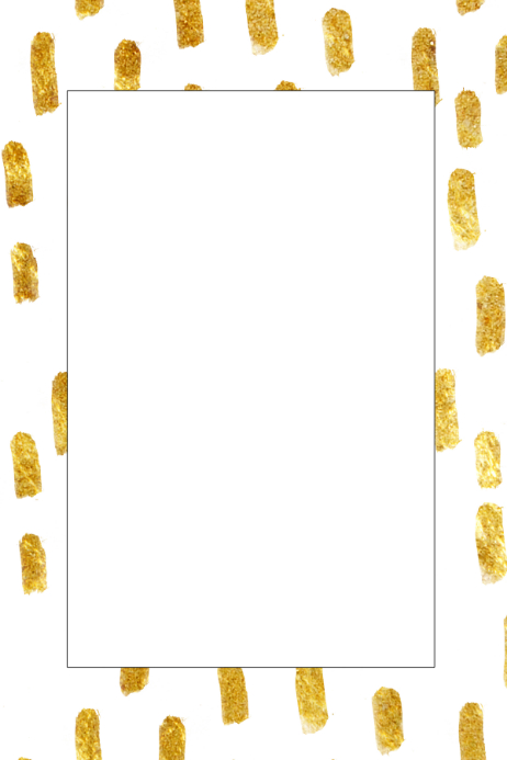 Copy of Gold Party Prop Frame | PosterMyWall