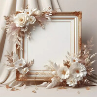 Gold photo frame Template | PosterMyWall