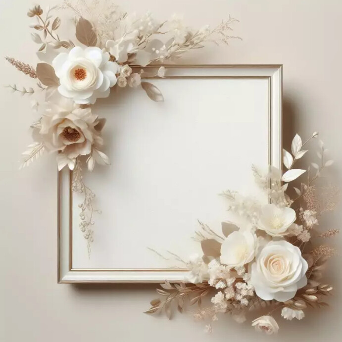 Gold photo frame Template | PosterMyWall