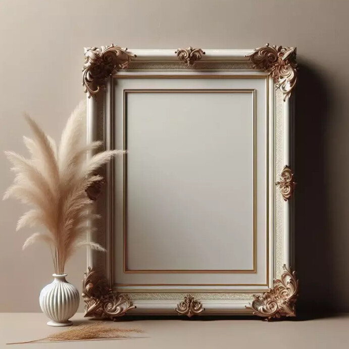 Gold photo frame Template | PosterMyWall