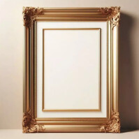 Gold photo frame Template | PosterMyWall