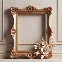 Gold photo frame Template | PosterMyWall