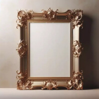 Gold photo frame Template | PosterMyWall