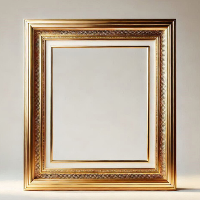 Gold picture frame Template | PosterMyWall