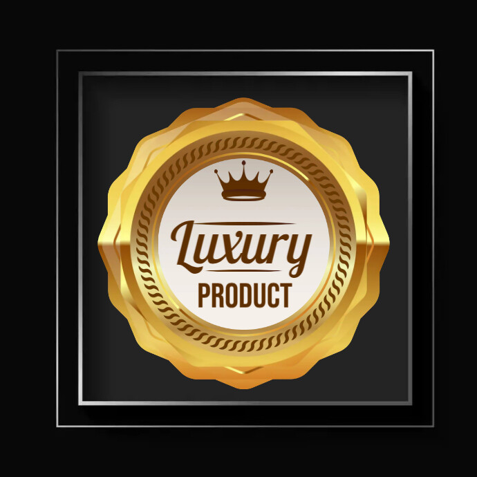 Gold Product Label Template | PosterMyWall