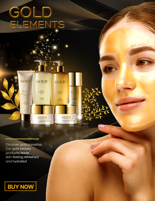 Gold Product Poster Template | PosterMyWall