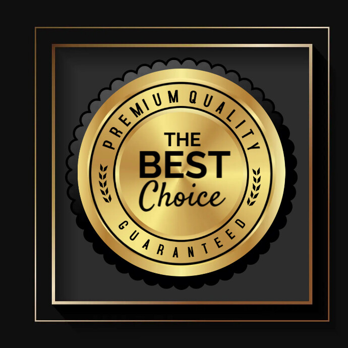 Gold Quality Label Template | PosterMyWall