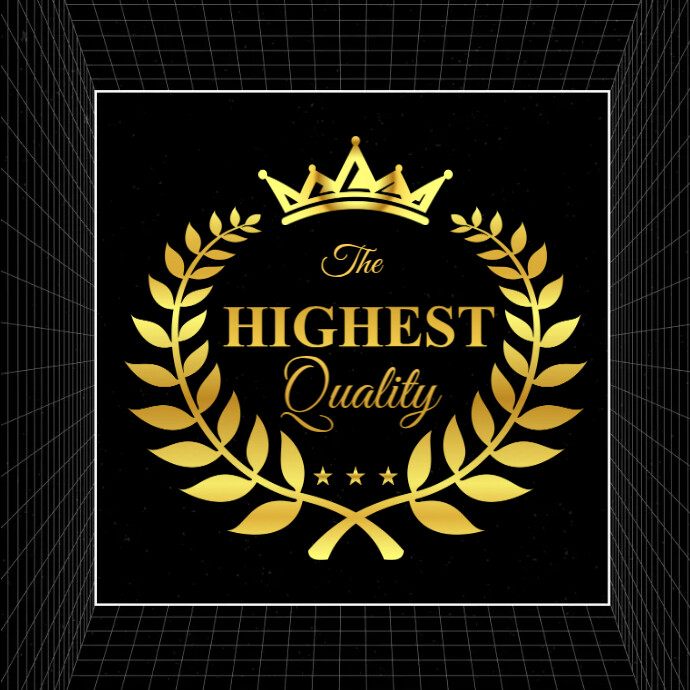 Plantilla de Gold Quality Logo | PosterMyWall