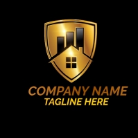 gold real estate logo Template | PosterMyWall