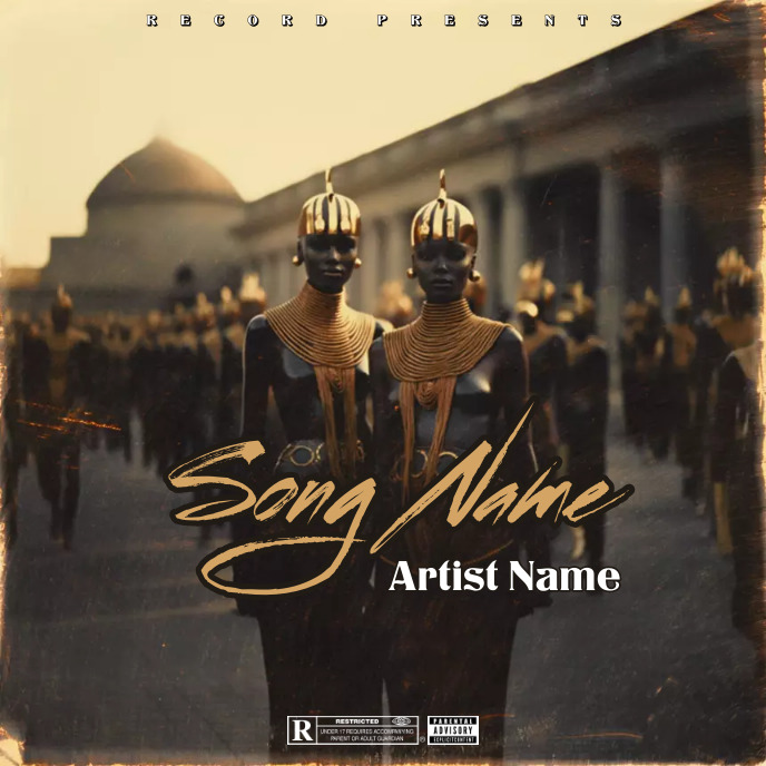 gold rose Album Cover art trap mixtape rap | PosterMyWall