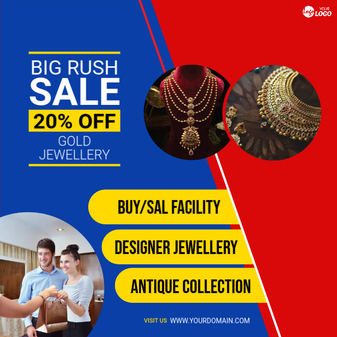 Copy of Gold Sale Ad Template | PosterMyWall