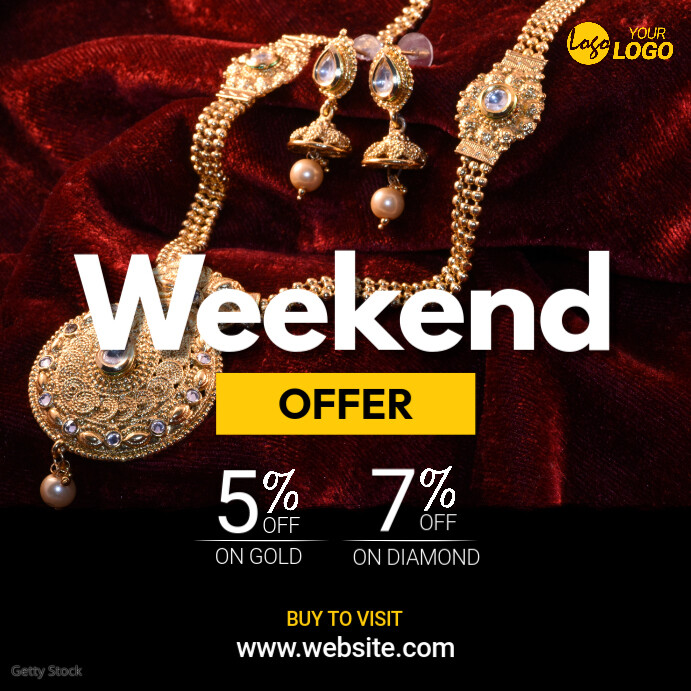 Gold Shop Template | PosterMyWall