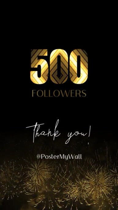 Copy of Gold Thank You Followers Appreciation Instagram Story ...