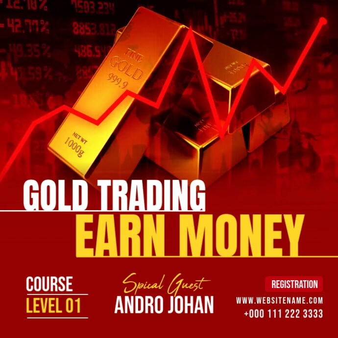 Gold Trading Template | PosterMyWall