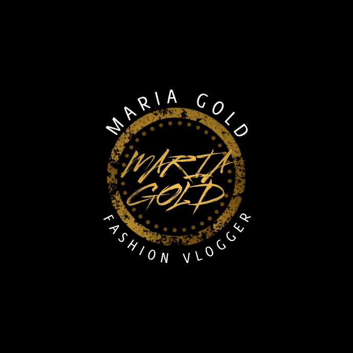 Gold Video Logo Maker Template | PosterMyWall