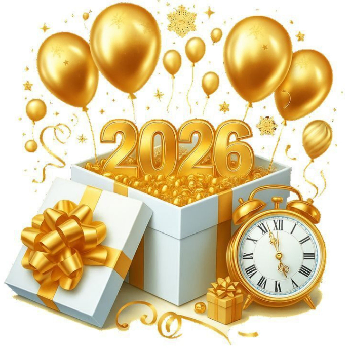 Golden 2026 New Year Template | PosterMyWall
