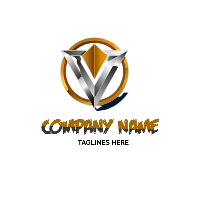 golden and silver company logo design Template | PosterMyWall