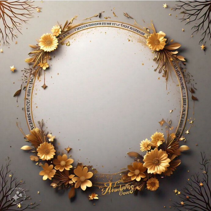 Golden board Template | PosterMyWall