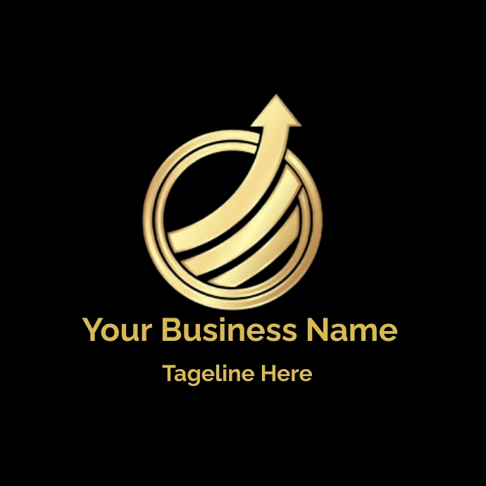 Copy of Golden Business logo | PosterMyWall