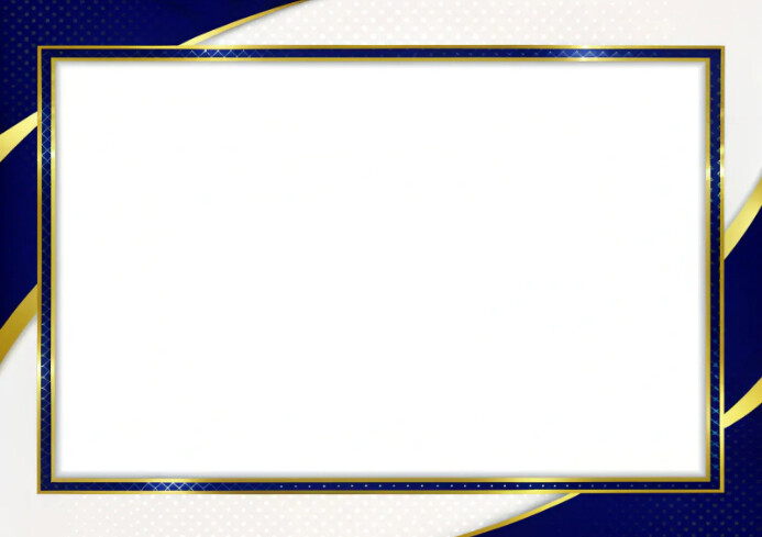 Golden Certificate Frame Template | PosterMyWall