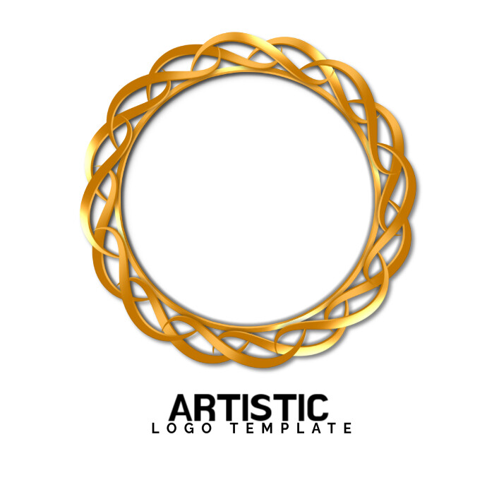 Golden Chain Circle Logo Template | PosterMyWall