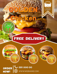 Golden Chicken 2 Template | PosterMyWall