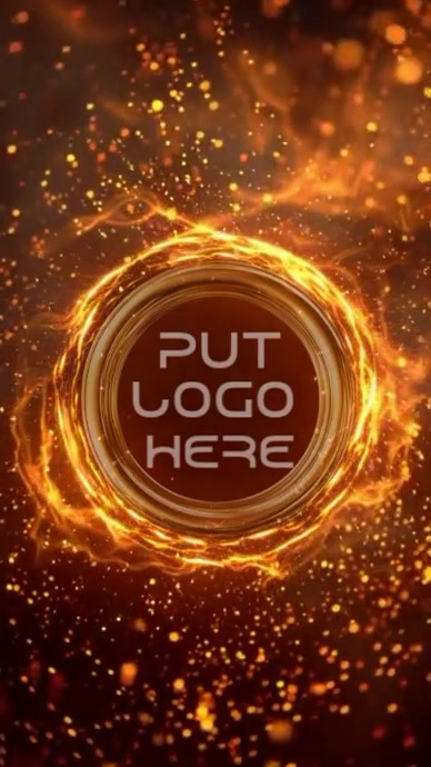 Golden Circle Intro Outro Animation Sparkles withh light efffects ...