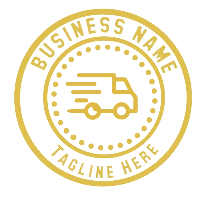 golden circle trucking logo,Logistics logo Template | PosterMyWall