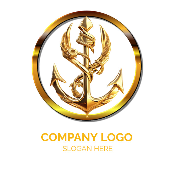GOLDEN Company Logo Template | PosterMyWall