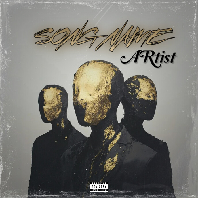 golden Cover Album music art trap mixtape rap Template | PosterMyWall