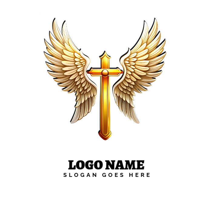 Golden Cross Logo Template | PosterMyWall