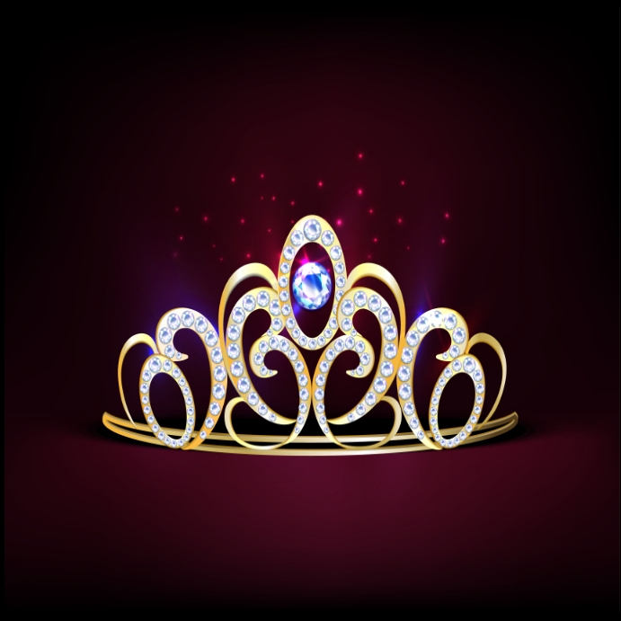 Copy of Golden crown background design | PosterMyWall