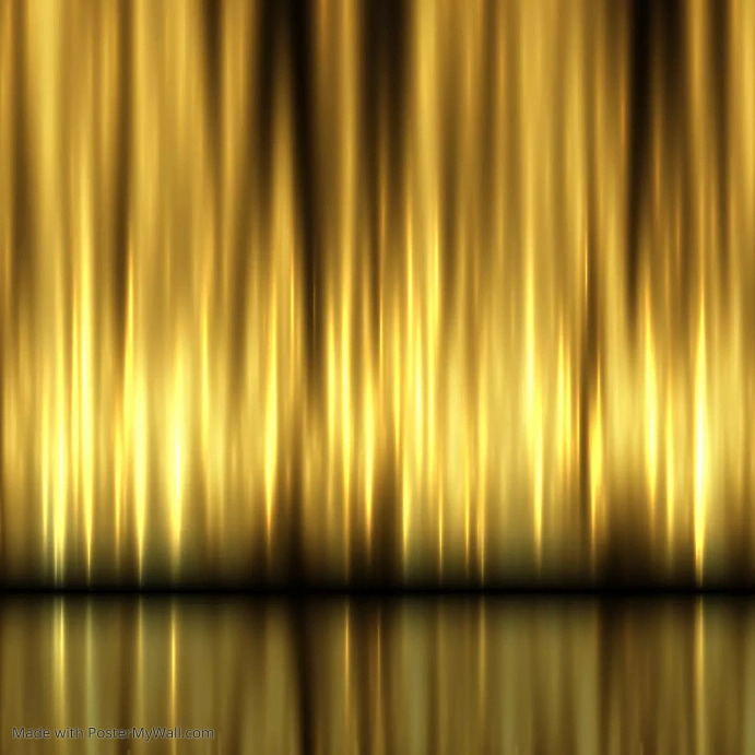 Copy of Golden curtain background design flyer | PosterMyWall