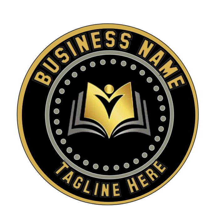 golden education logo abroadstudy icon Template | PosterMyWall