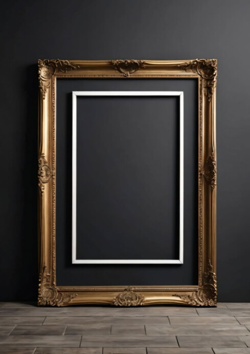 Golden family picture frame Template | PosterMyWall