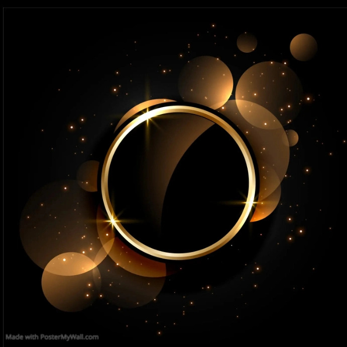 Golden frame design flyer Template | PosterMyWall