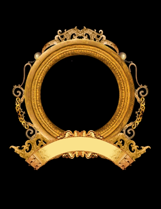 Golden frame poster design flyer Template | PosterMyWall