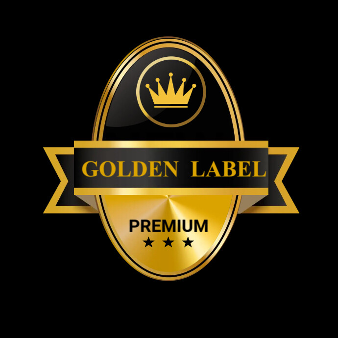 Golden Label Ads Template | PosterMyWall