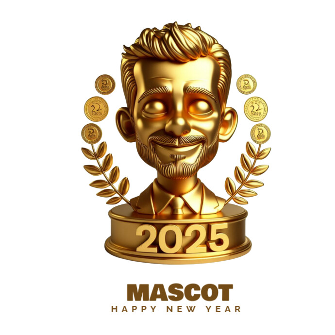 Golden Look 2025 Logo Template | PosterMyWall