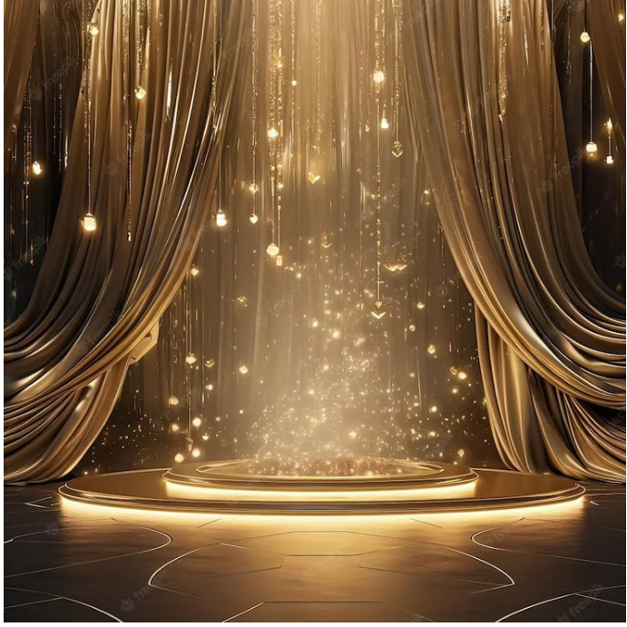 Golden Luxe Stage Glow Template | PosterMyWall