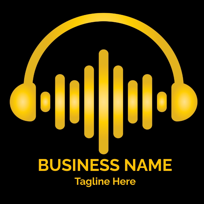Golden Music logo Template | PosterMyWall