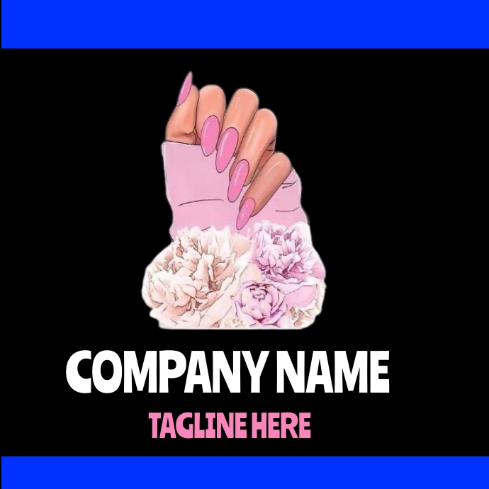 golden nail logo, luxury beauty product, nai Template | PosterMyWall