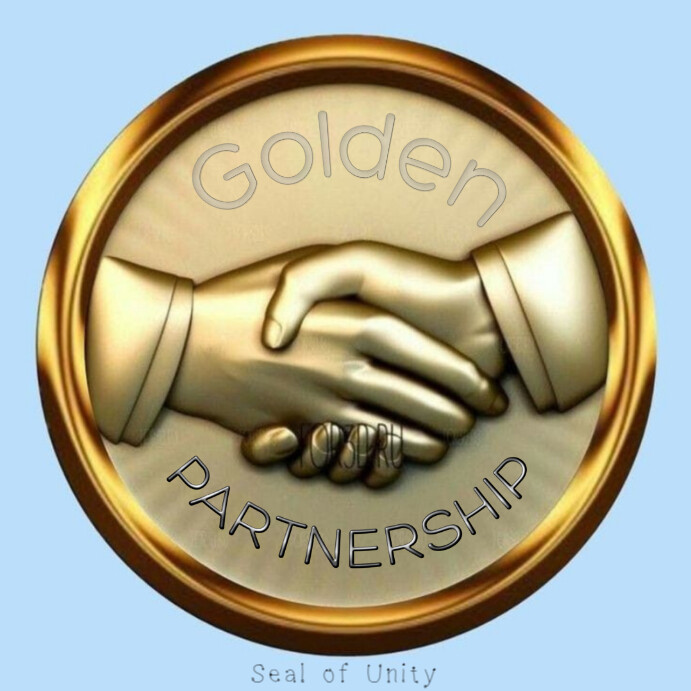Golden Partnership- Seal Of Unity Instagram Post Template | PosterMyWall