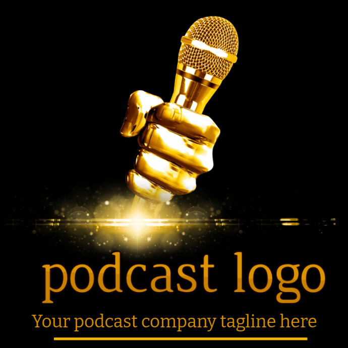 Copy of Golden podcast logo golden podcast logo golden logo golden ...
