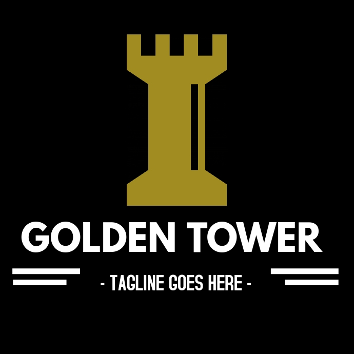 Copy of Golden Tower logo | PosterMyWall