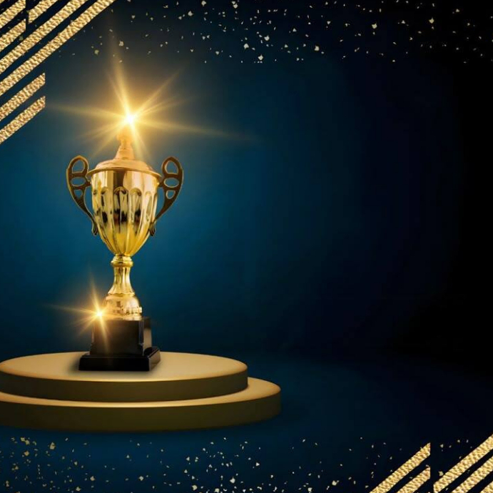 Modèle Golden Trophy Award Poster | PosterMyWall