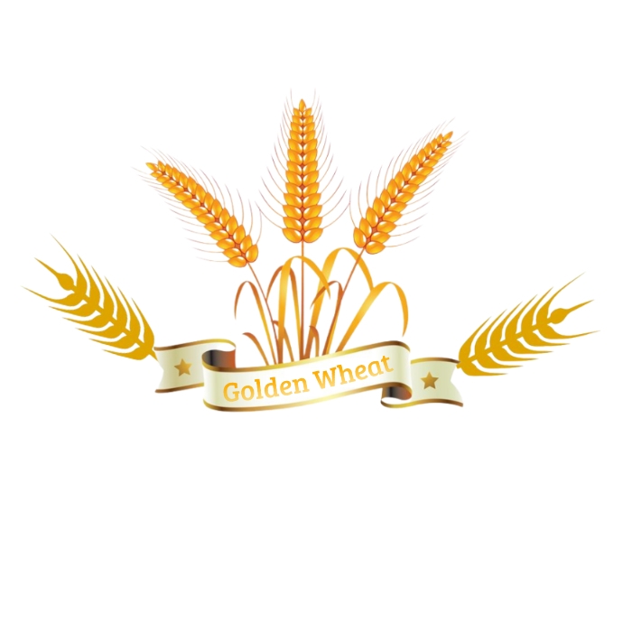 Golden wheat logo Template | PosterMyWall
