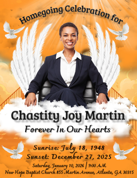 Golden White Funeral Flyer Memorial Flyer Template | PosterMyWall