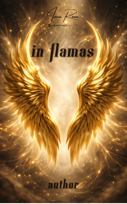 Golden Wings Fantasy Book Cover Kindle/Book Covers Template | PosterMyWall